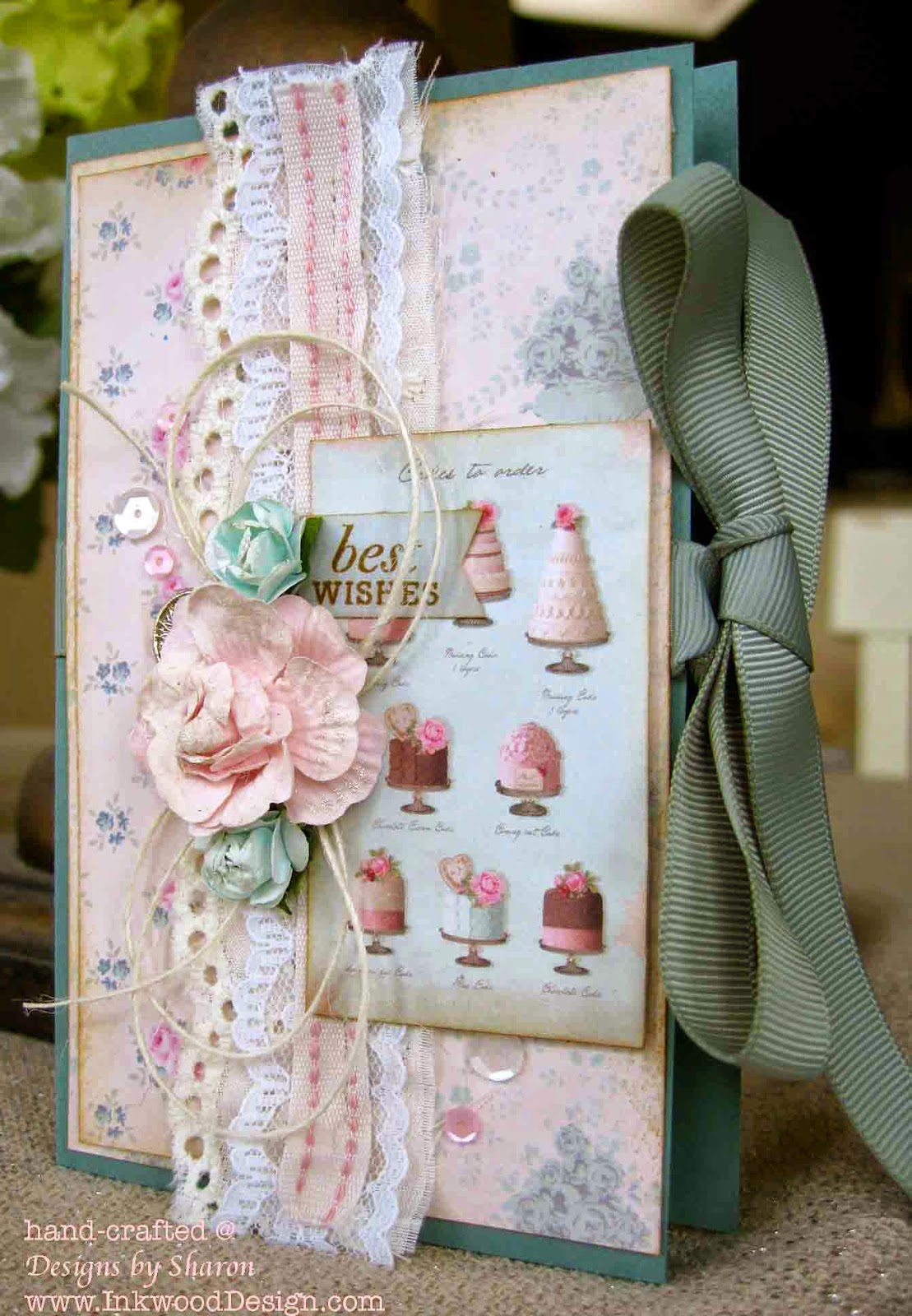 Designs by Sharon: Cake : card-gift box