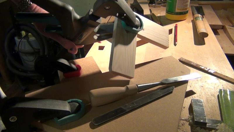 Hand Cut Joints: Butterfly Keyed Mitre