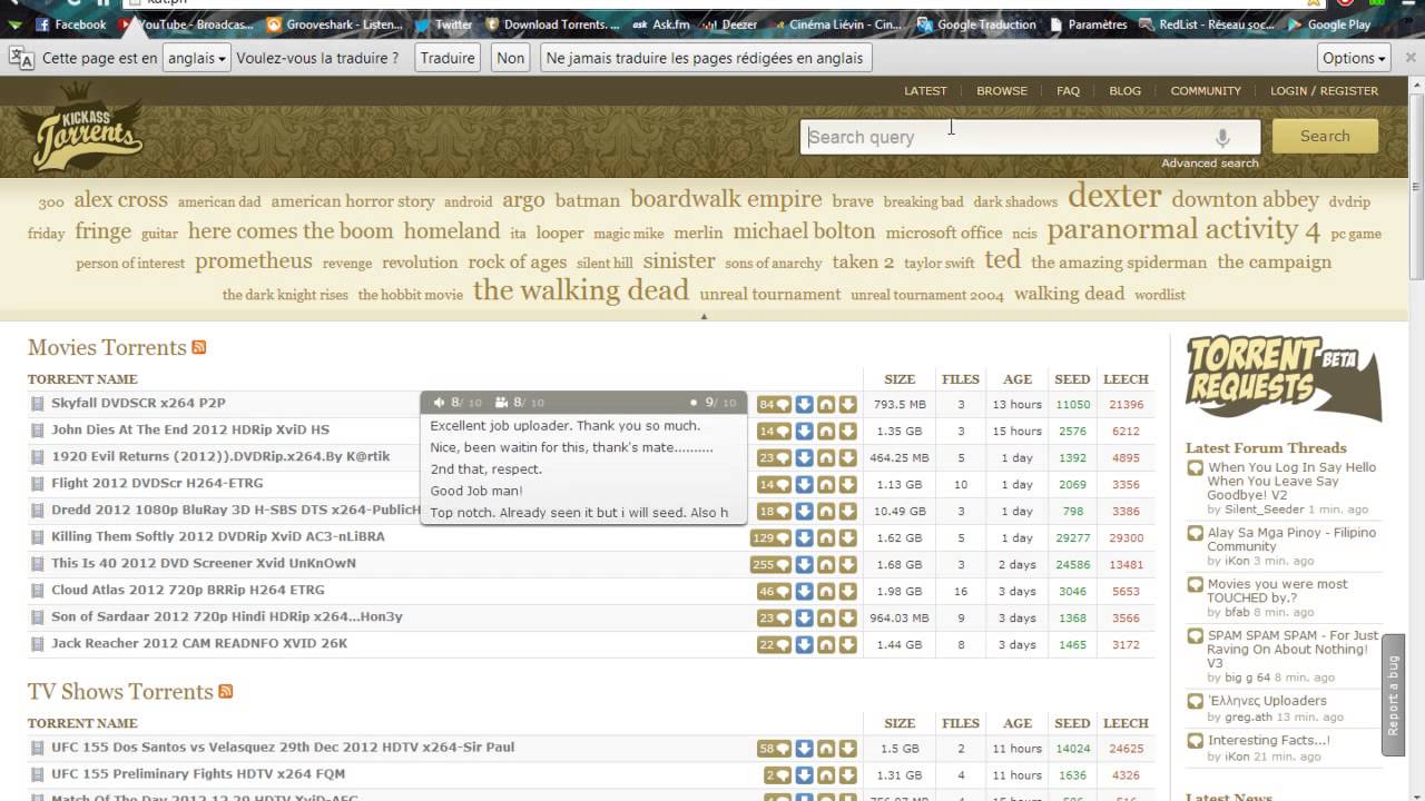 KickassTorrents is Back Online? - ONENAIJA