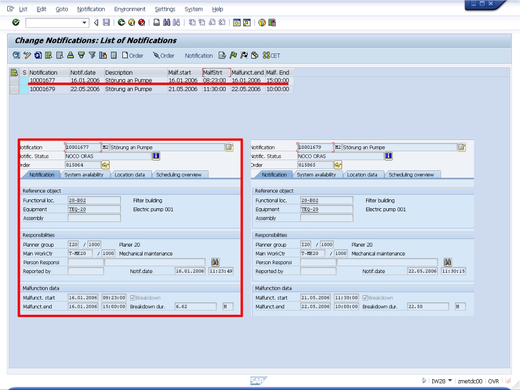 青蛙SAP分享 Froggy's SAP sharing: PM Breakdown Analysis MTTR MTBR