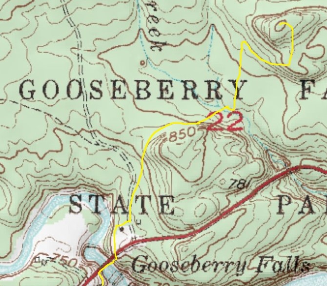 Day Hiking Trails: Trail maps for Gooseberry Falls State Park
