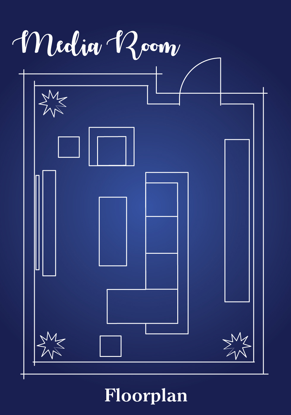 Media Room Design Layout