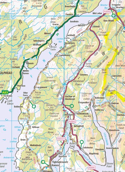 West Coast 400: Stage 3 - South Loch Fyne - Portavadie, Otter Ferry ...