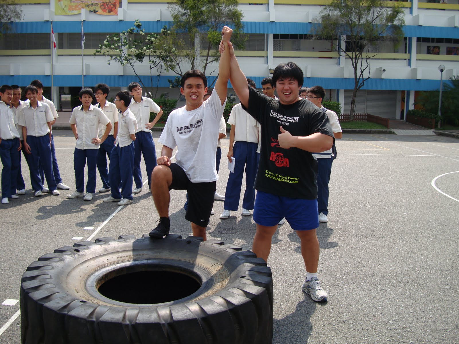 Team Iron Behemoths: Team Iron Behemoths at Fuchun Secondary School