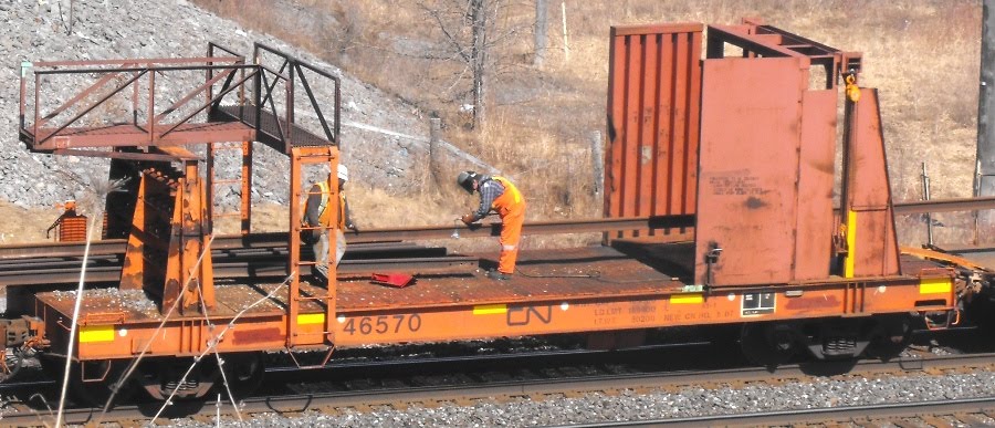Trackside Treasure: CN Continuous Welded Rail Train