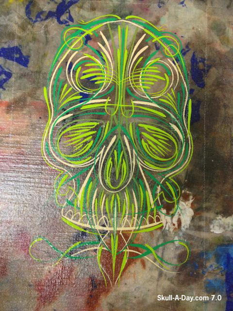 Pinstriping Skull Designs