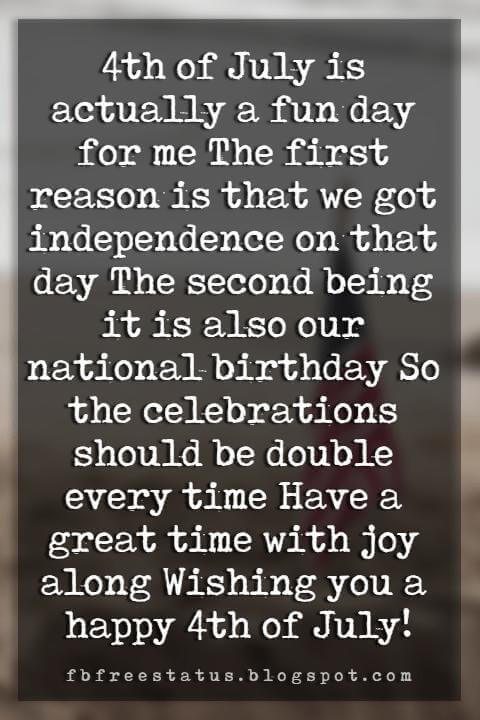 Happy 4th Of July Message to Write in a 4th of July Card