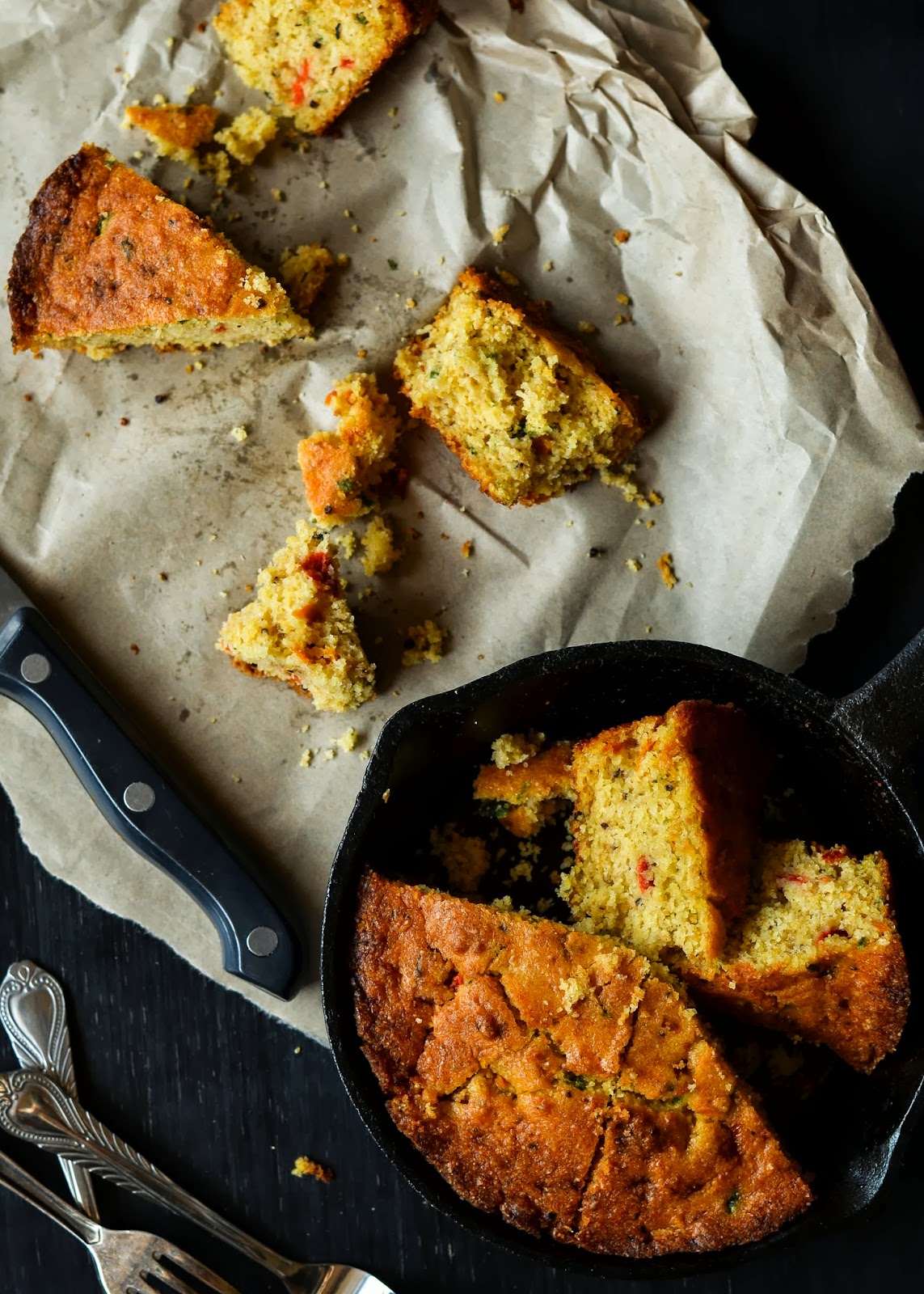 Taste Value /-/ Triple Roasted pepper corn bread Skillet | The ...