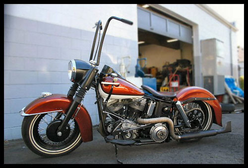 biker excalibur II: Root Beer Barrel by Nash motorcycle