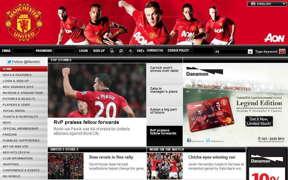 Website Resmi Klub Sepak Bola