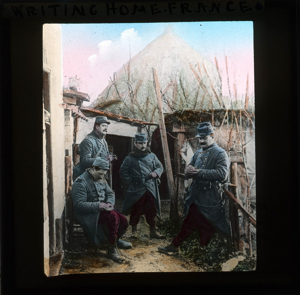 Postal Operation During World War I – 19 Rare Lantern Slides Show the ...