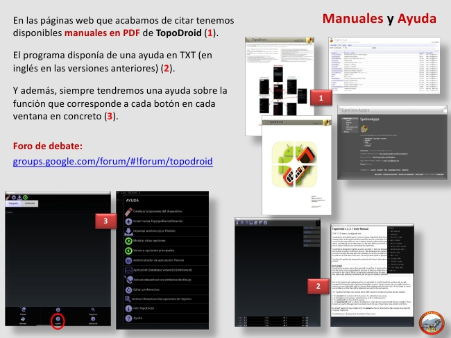 espeleobloc: Topografía espeleológica con TopoDroid