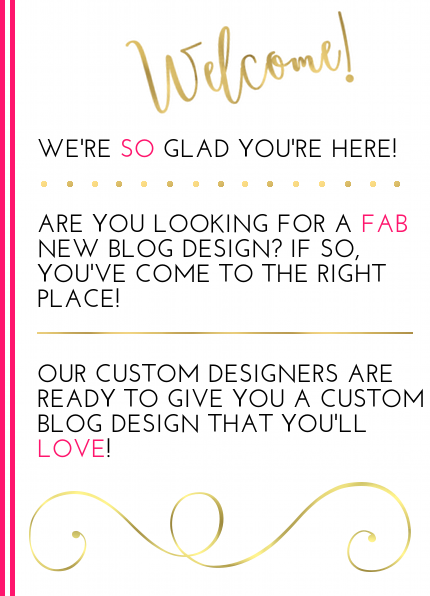 The Cutest Blog on the Block Custom: How to Order a Custom Blog Design!