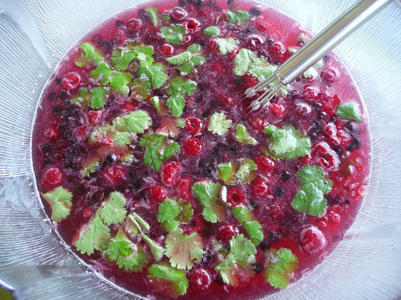 Petits cahiers en cuisine: Punch aux fruits rouges sans alcool