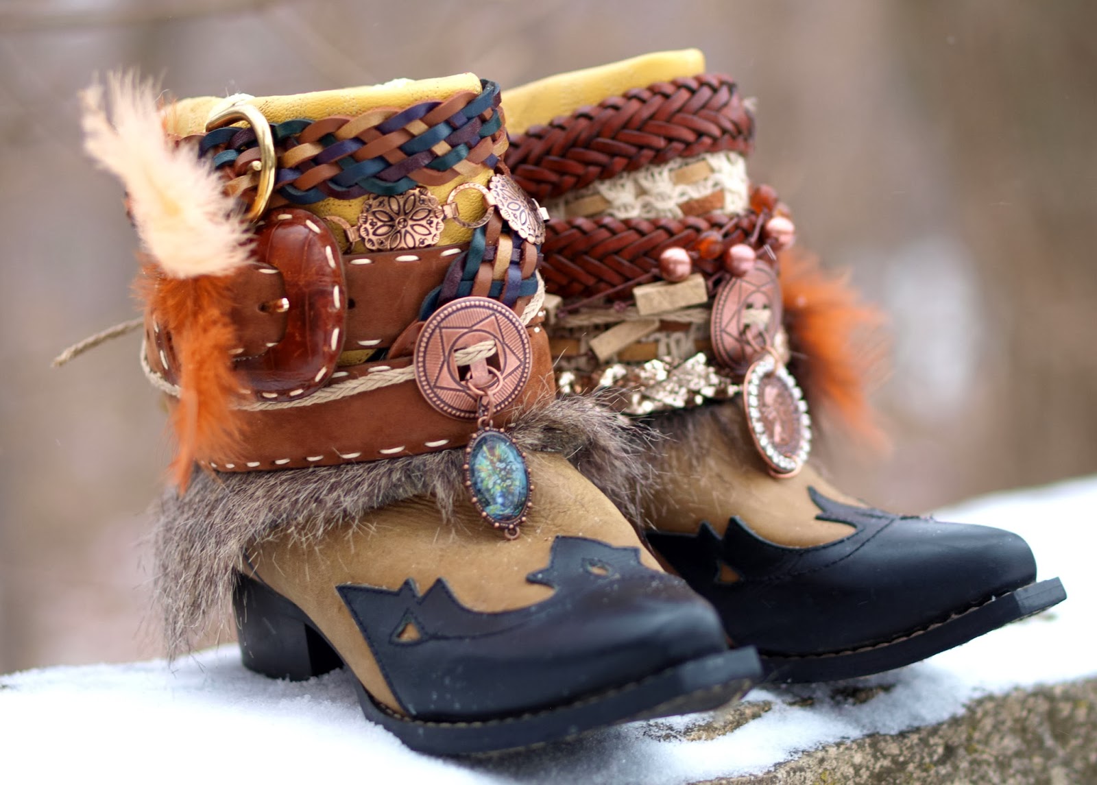 TheLookFactory: more Reworked upcycled boots!!!