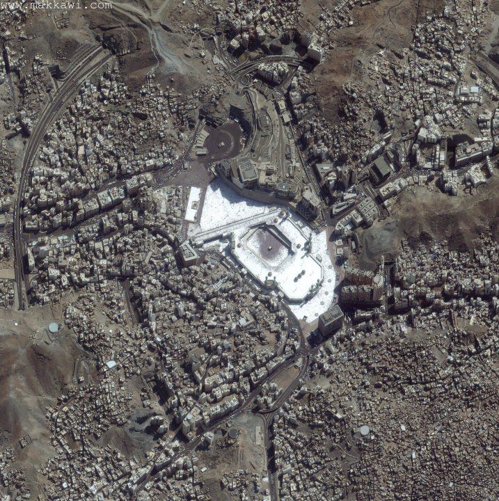 Baitullah, Khana Kaba, Top view (picture) - Best Right Way