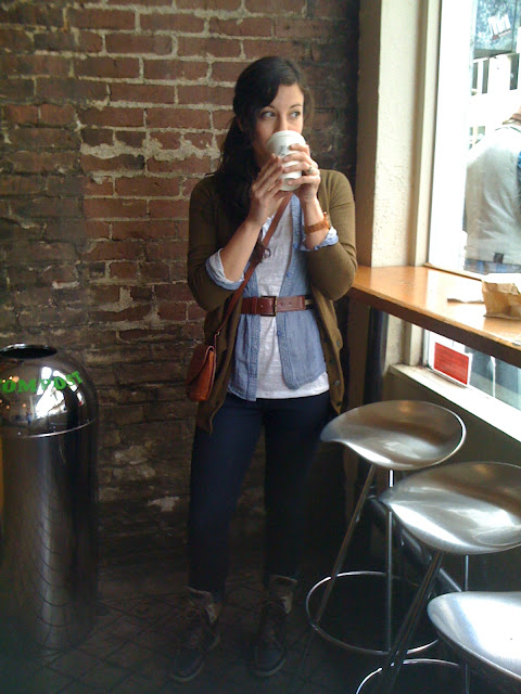 hallway fashions: lumberjack chic.