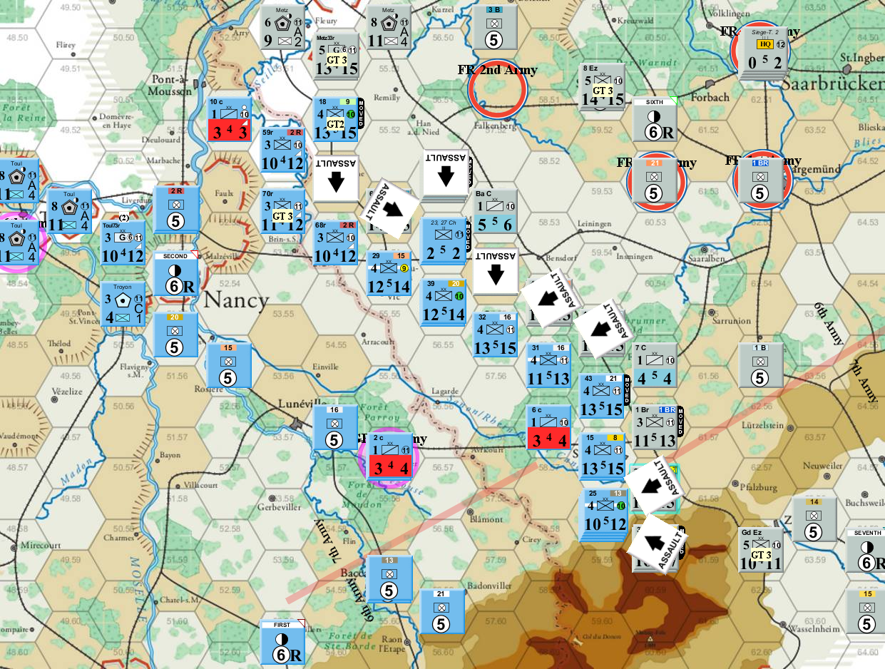 Palouse Wargaming Journal: GMT's 1914 Offensive a Outrance
