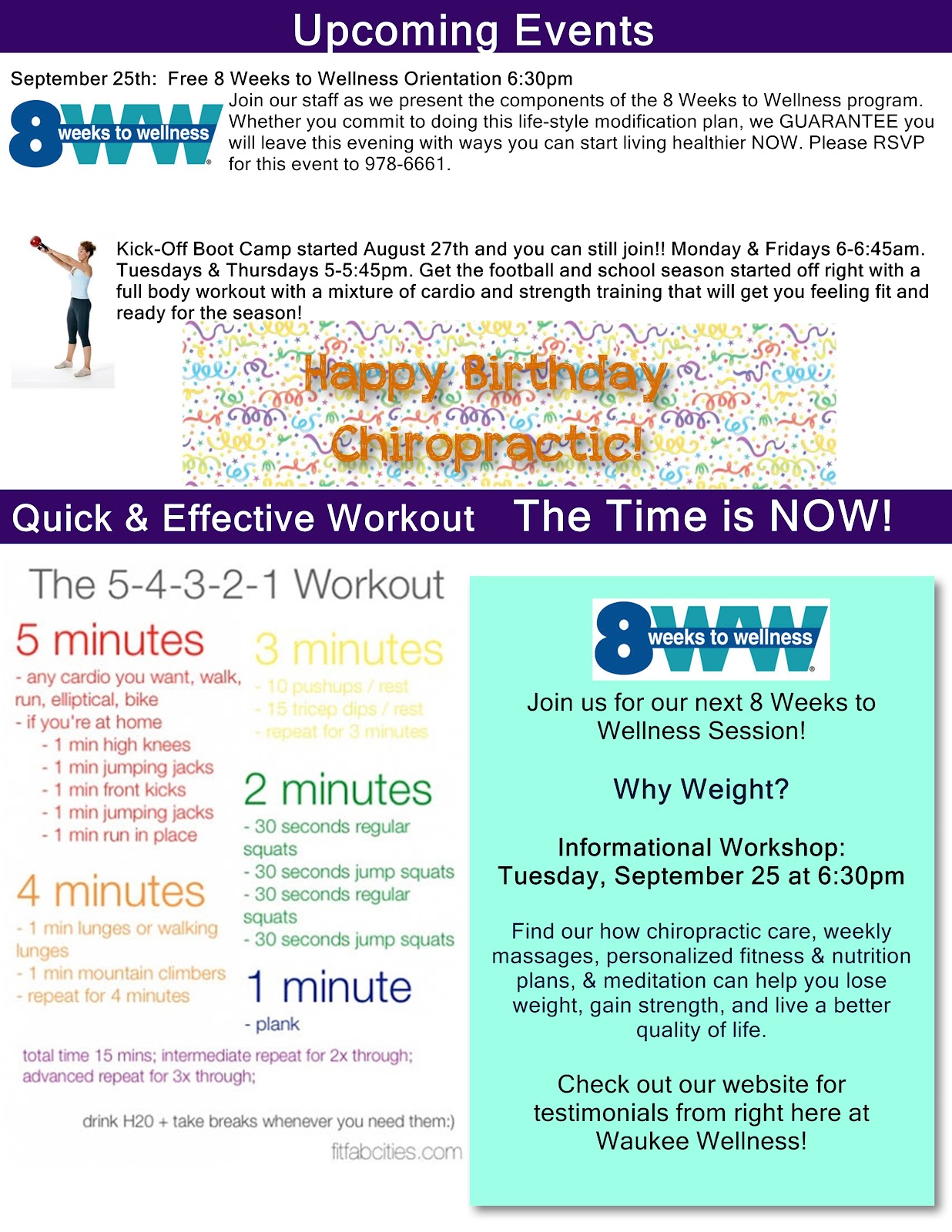Waukee Wellness Healthy Living Blog: September Newsletter