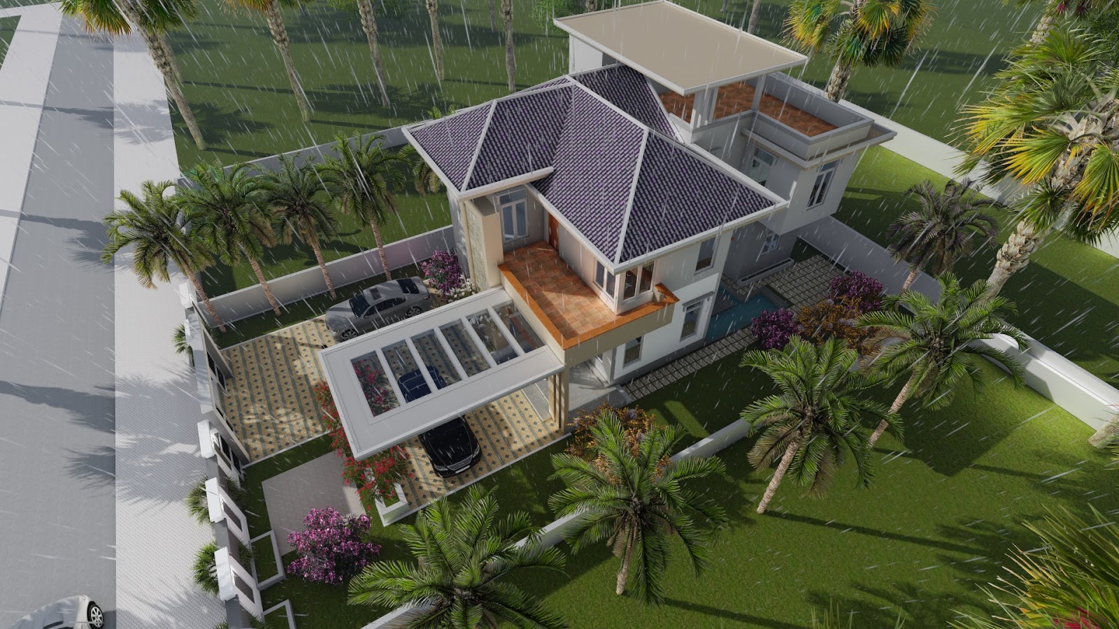 Modern Vila Design 16 + Lumion Render + Free Sketchup Model | SaM ArchitecT
