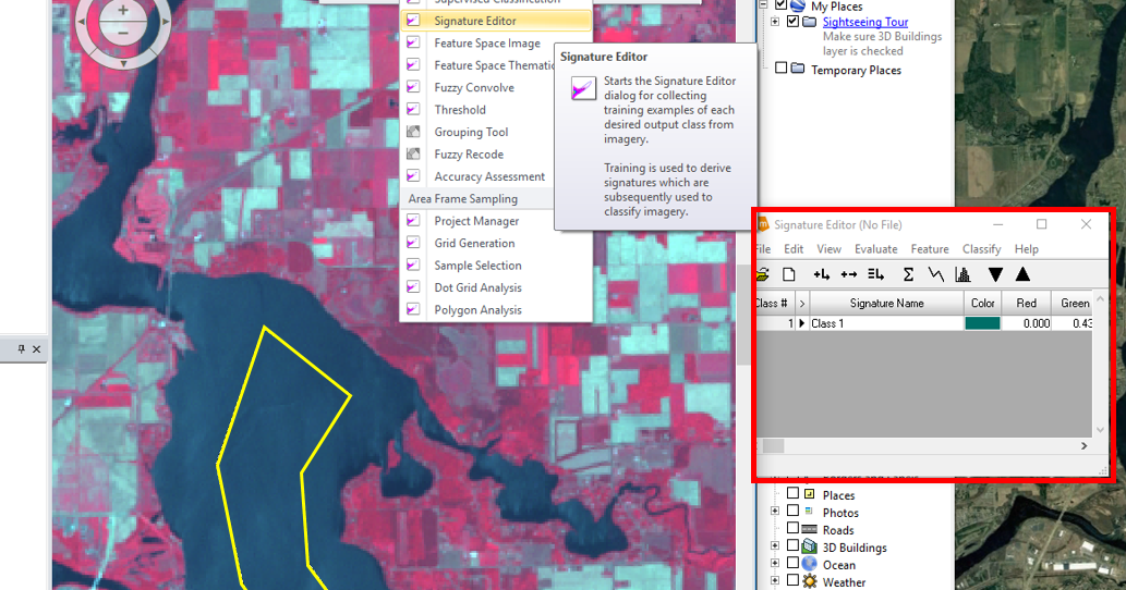 GEOG 438: Advanced Remote Sensing: Lab 4: Pixel-Based Supervised Classification