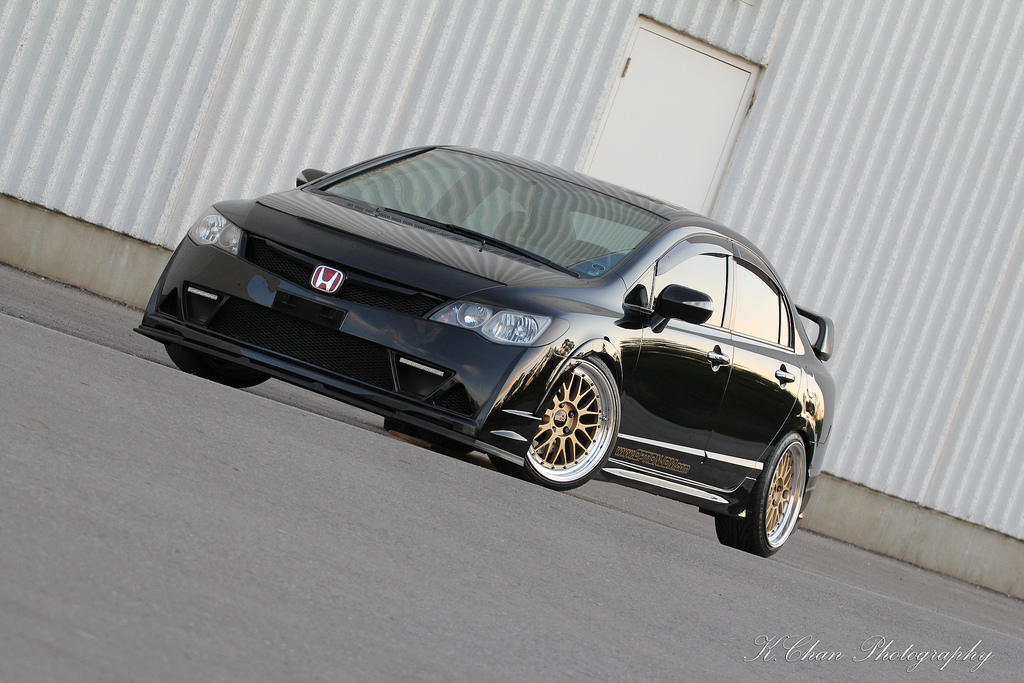 Modified Black Civic | Sport Cars