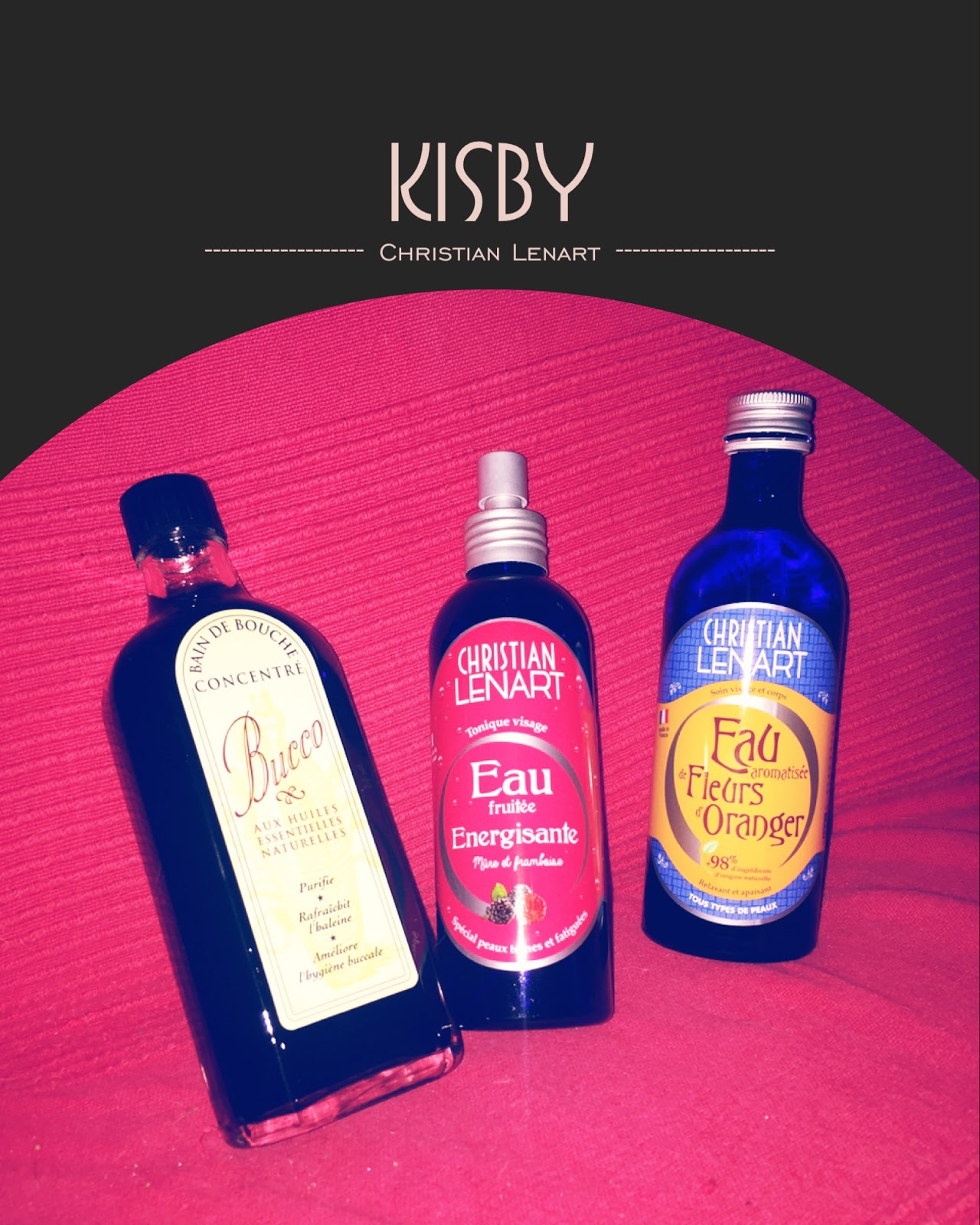 Le Monde de Prisca: Mes produits Christian Lenart de chez Kisby