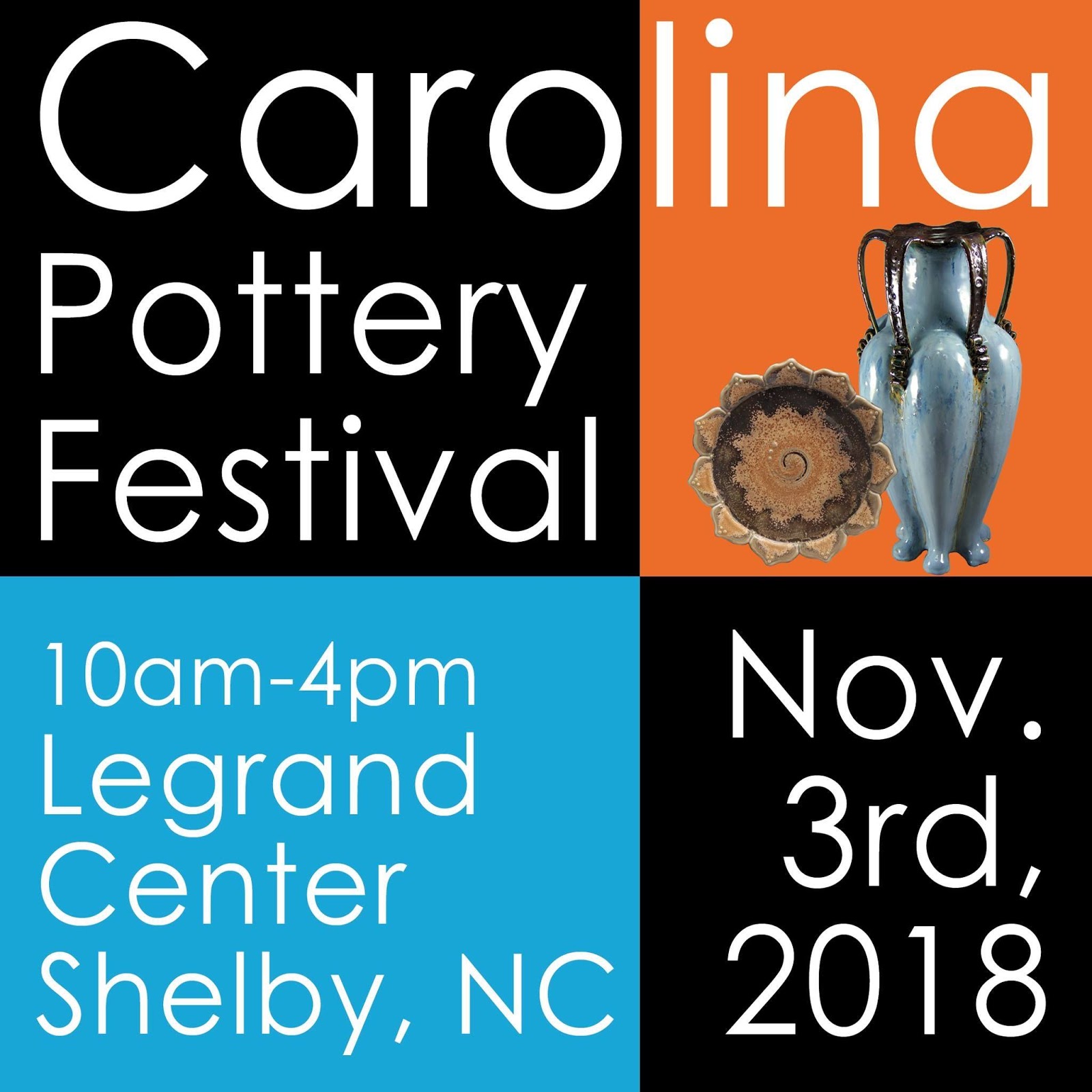 Carolina Pottery Festival this Saturday in Shelby, NC