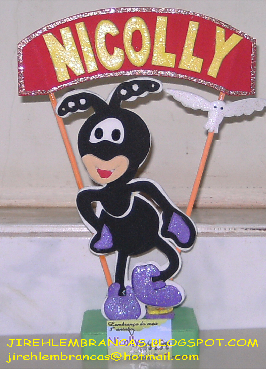 JIREH LEMBRANÇAS ARTE EM E.V.A: LEMBRANCINHA COM A TURMA DO SMILINGUIDO