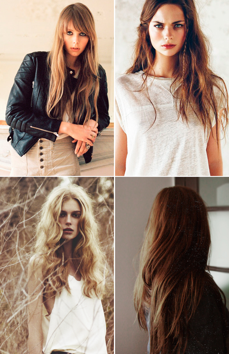Long Hair | Collage Vintage