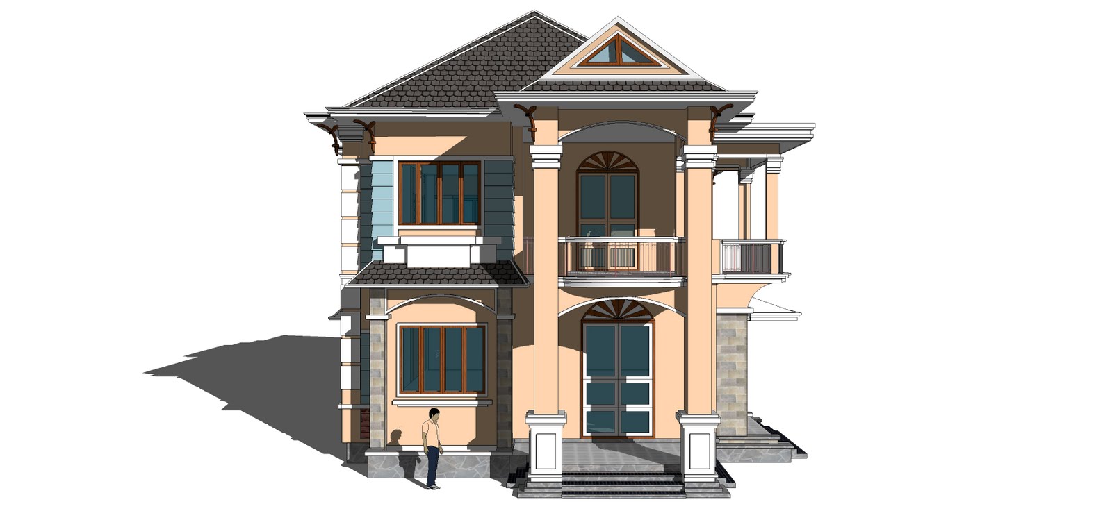 Sketchup and Rendering: Villa normal render