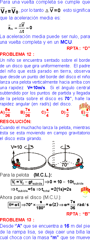 MOVIMIENTO CIRCULAR UNIFORME FÓRMULAS EJEMPLOS Y EJERCICIOS RESUELTOS ...