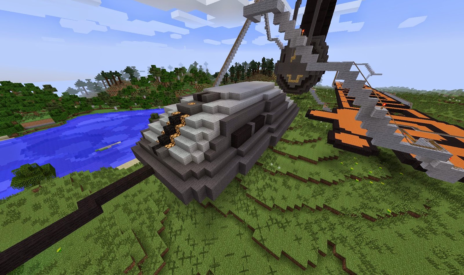 JD's Gaming Blog: Minecraft Creations: The Steelseries Rollercoaster ...