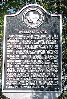 Texas History Page: William Ware Surprised Me One Day in Utopia