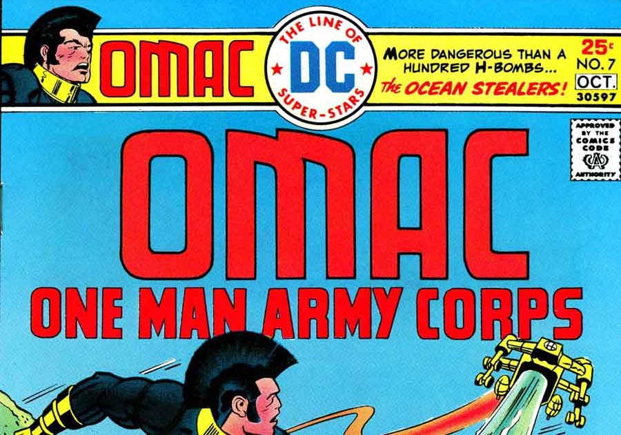 Omac #7 - Jack Kirby art & cover + 1st Doctor Skuba - Pencil Ink
