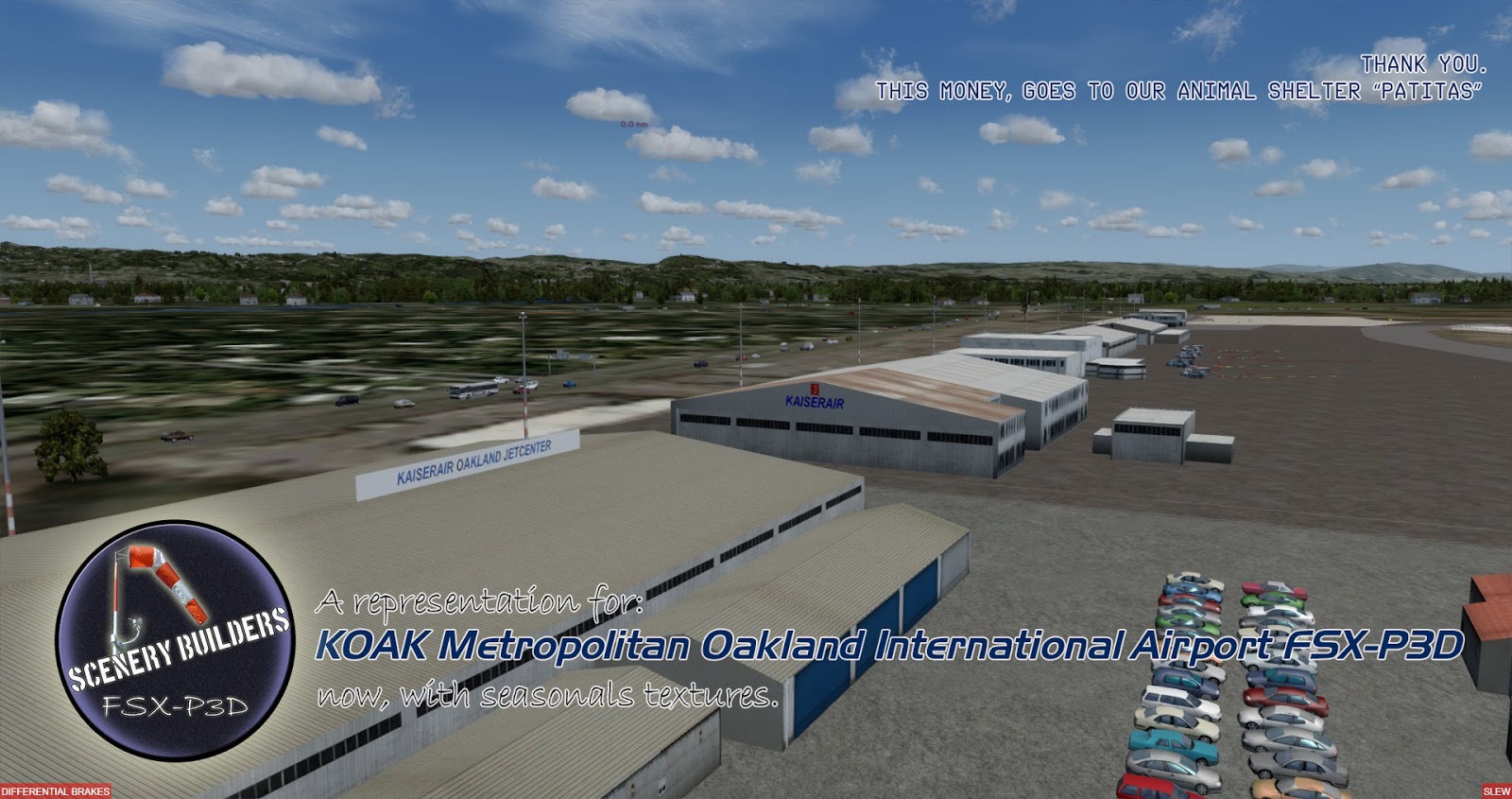 FSX, P3D, MSFS scenerybuilders.: KOAK Metropolitan Oakland ...