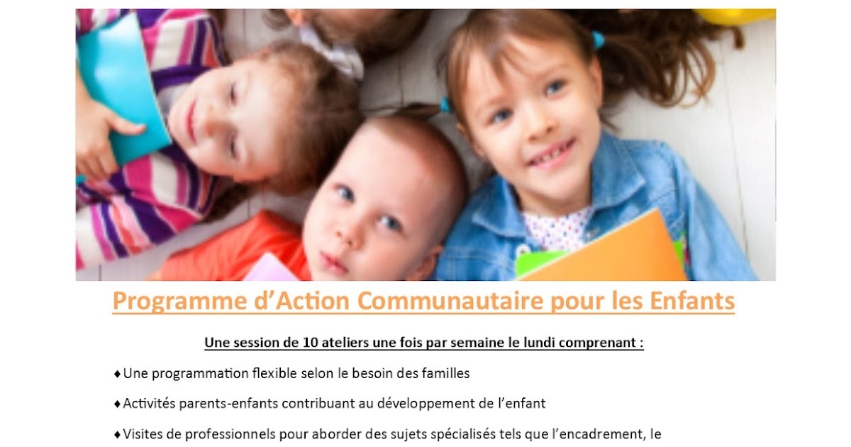 La CDC ICI Montmagny-L'Islet: Programme d'Action Communautaire pour les ...