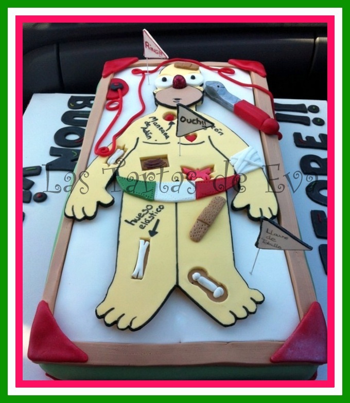 Las Tartas de Eva: Tarta Juego Operando a Homer / Operation Cake Homer ...