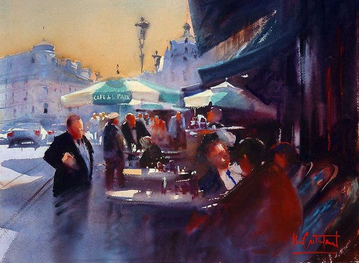 Акварель Alvaro Castagnet, р. 1954, Уругвай: kolybanov — LiveJournal