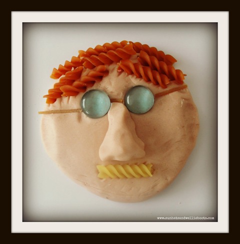 Sun Hats & Wellie Boots: Play Dough Portraits