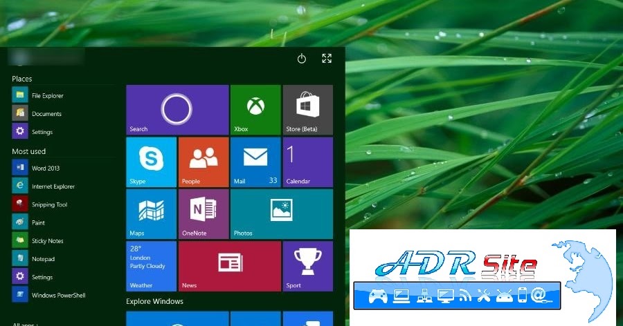 Cara Mengubah Tampilan Desktop Windows 10 Dengan Pengaturan Asli | ADR ...