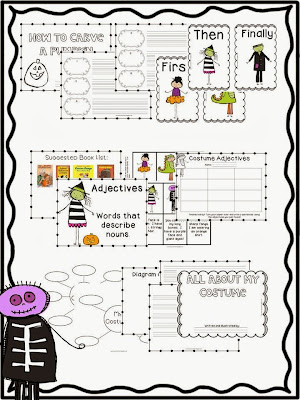 Mrs. Wheeler's First Grade Tidbits: Halloween Writing Mini-Pack