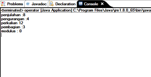 Tutorial Java Part 6 : Operator Aritmatika pada Pemograman Java - Rustani