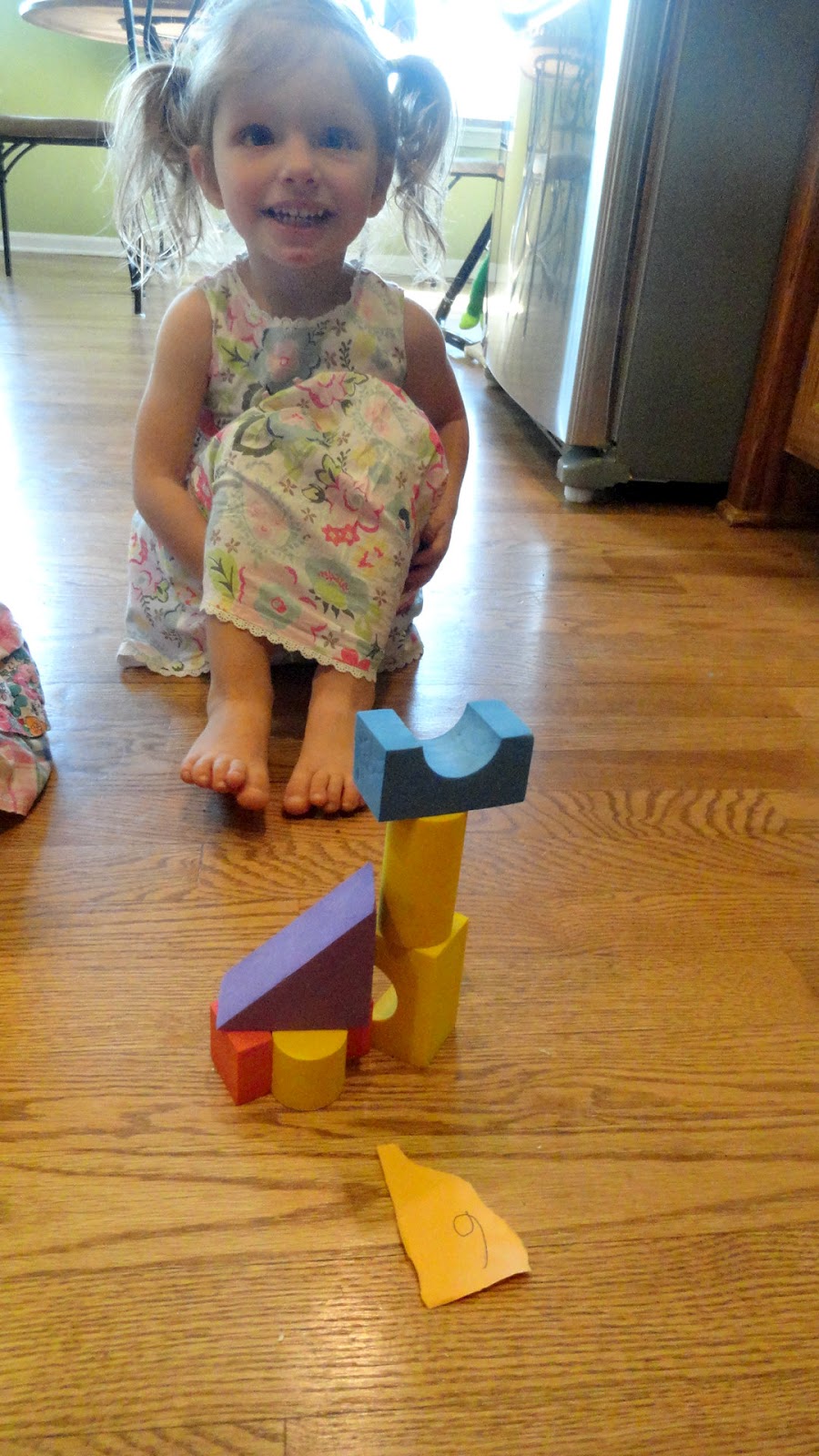 Create, Play, Teach: Building block towers- One-to-One Correspondance