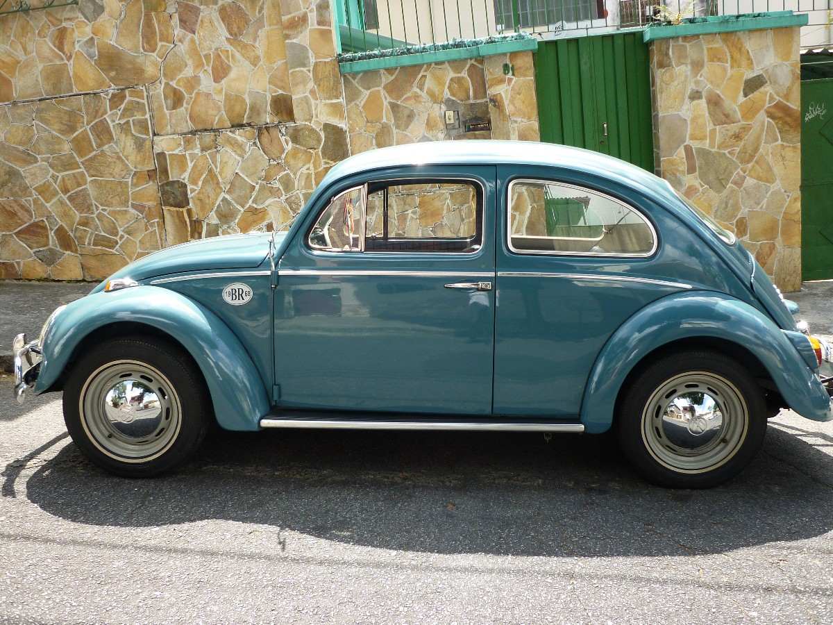 FUSCA AZUL REAL 1968: FUSCA AZUL REAL ANO 1968