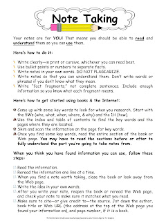 Classroom Freebies Too: Top Tips for Note-Taking