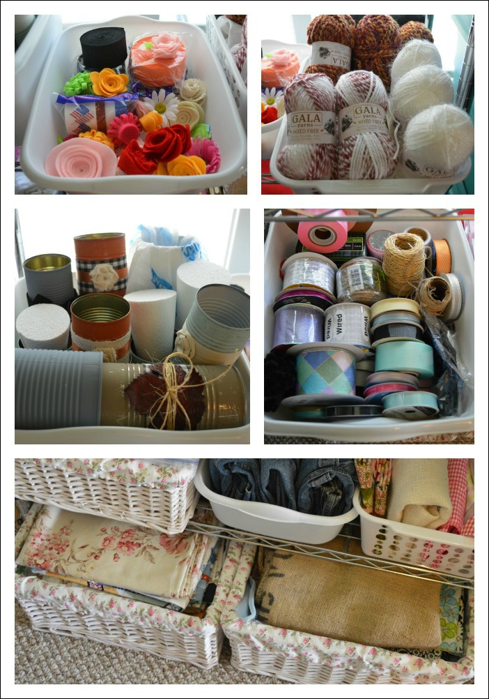 Cheap and Easy {no frills} Craft Supply Storage