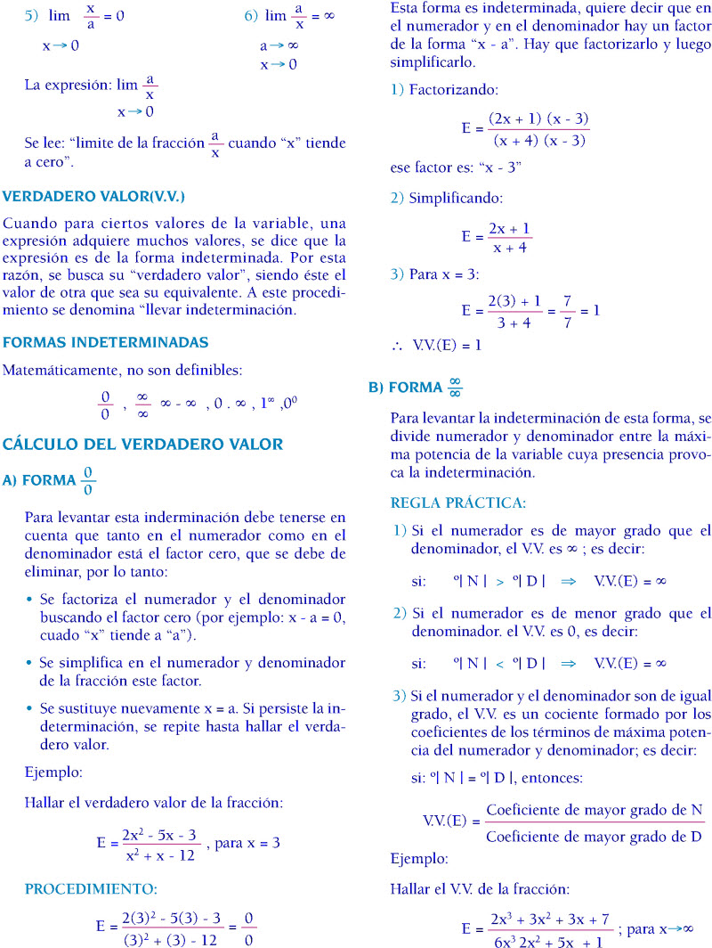 Formulario de ÁLGEBRA BÁSICA SECUNDARIA Y PREUNIVERSITARIA matemáticas ...