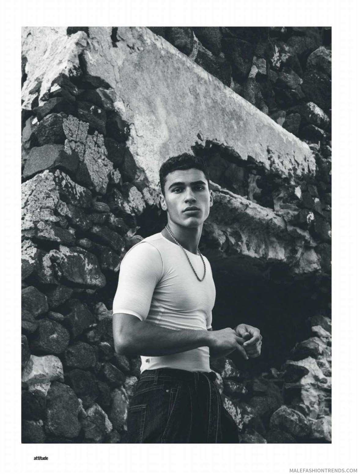 Deano Perona para Attitude Magazine por Christian Oita