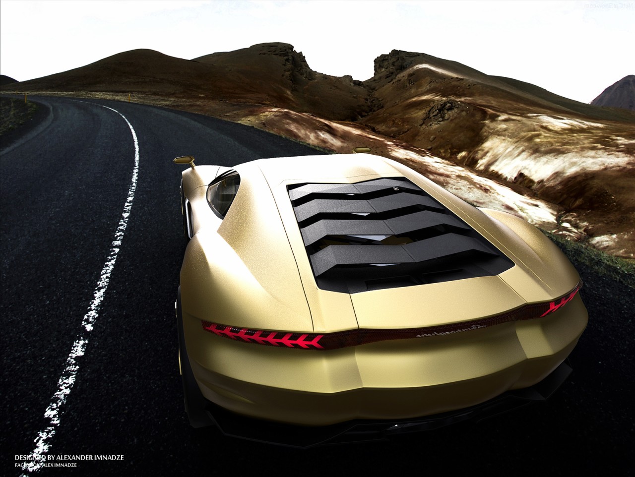 Stunning Lamborghini Design Study by Alex Imnadze : ebeasts.com